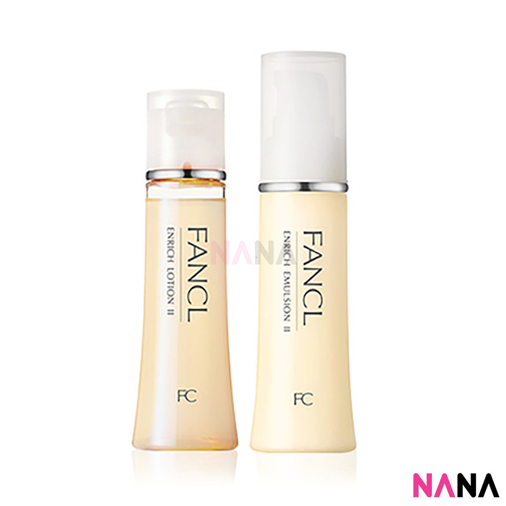 Fancl Enrich Set (Lotion + Emulsion) II (30ml + 30ml) | Shopee Singapore