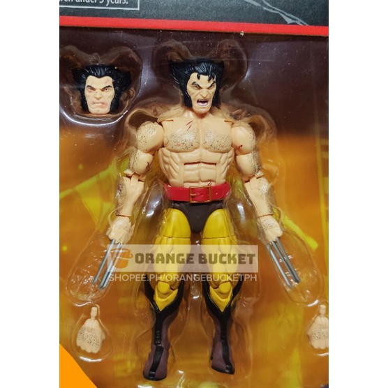 Marvel Legends Wolverine (NEW, WITH PLASTIC TRAY -UNREMOVED) Box Set No ...