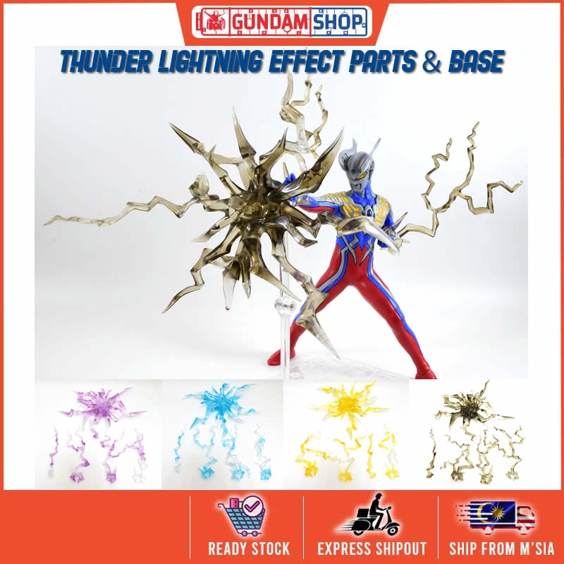 Thunder Lightning Effect Parts and Damashii Action Base for modelling ...