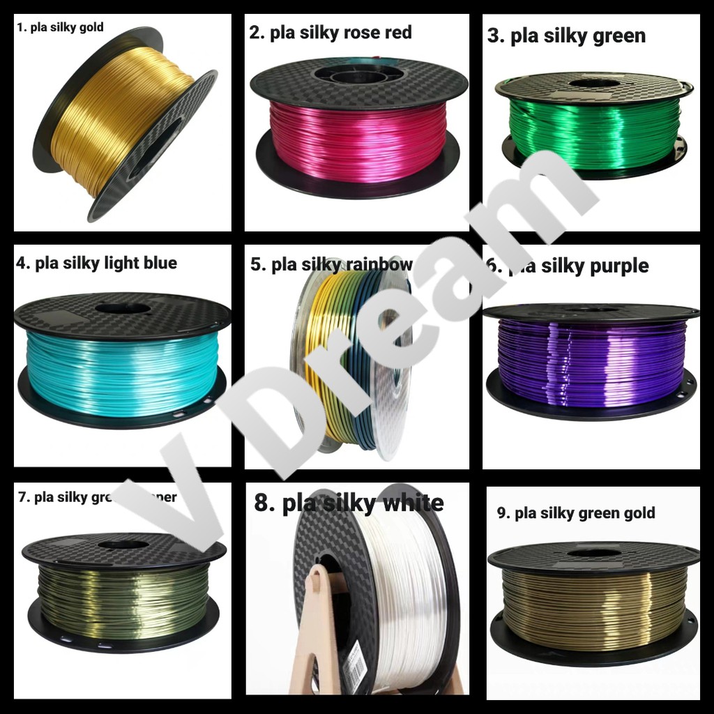 (Local Store) Silky PLA 3D Printer Filament 1kg 1.75mm | Shopee Singapore