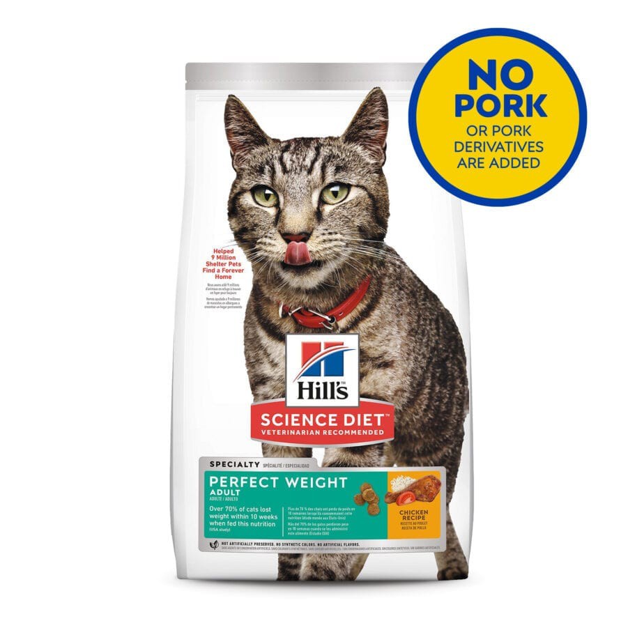 Hill's Science Diet Feline Adult Perfect Weight cat food (2 Sizes ...
