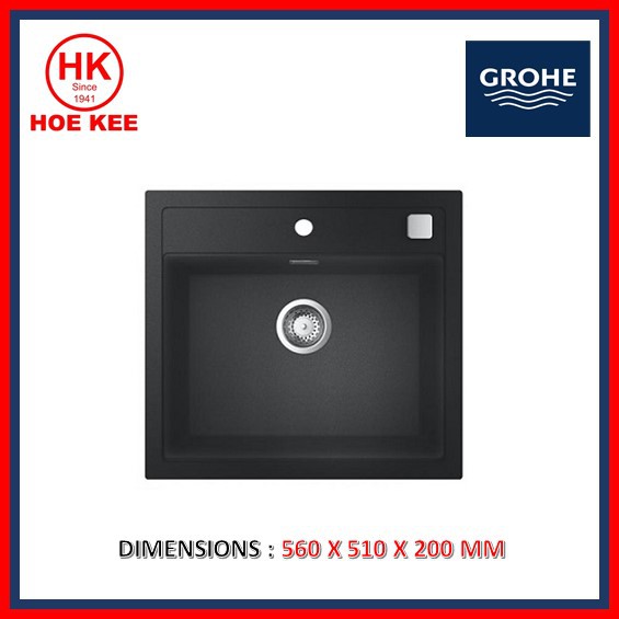 GROHE 31651AP0 (K700) Composite Single Bowl Sink | Shopee Singapore