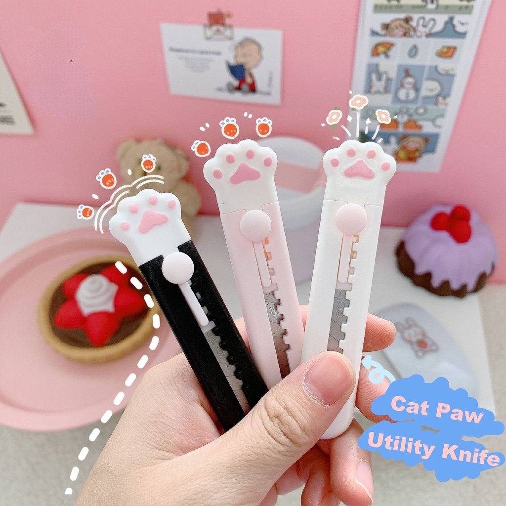 Cute Cat Claw Utility Knife Mini Handmade Knife Wallpaper Knife ...