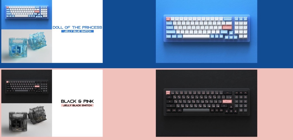 AKKO Keyboard RGB Hotswap - ACR98 Mini Combo (CS Jelly Switches) Blue ...