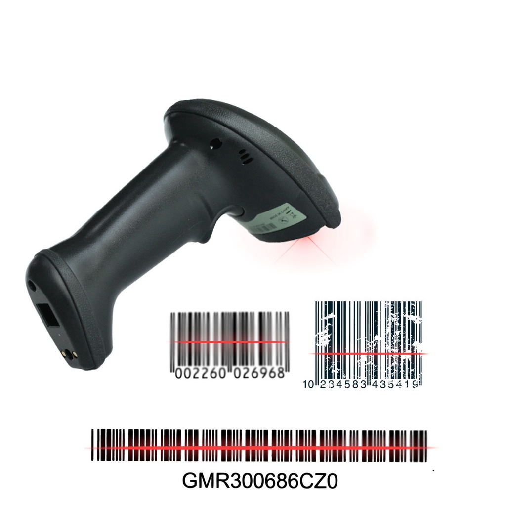 Wireless 2D Barcode Scanner with 2.4G Dongle and Bluetooth Wired USB 1D ...