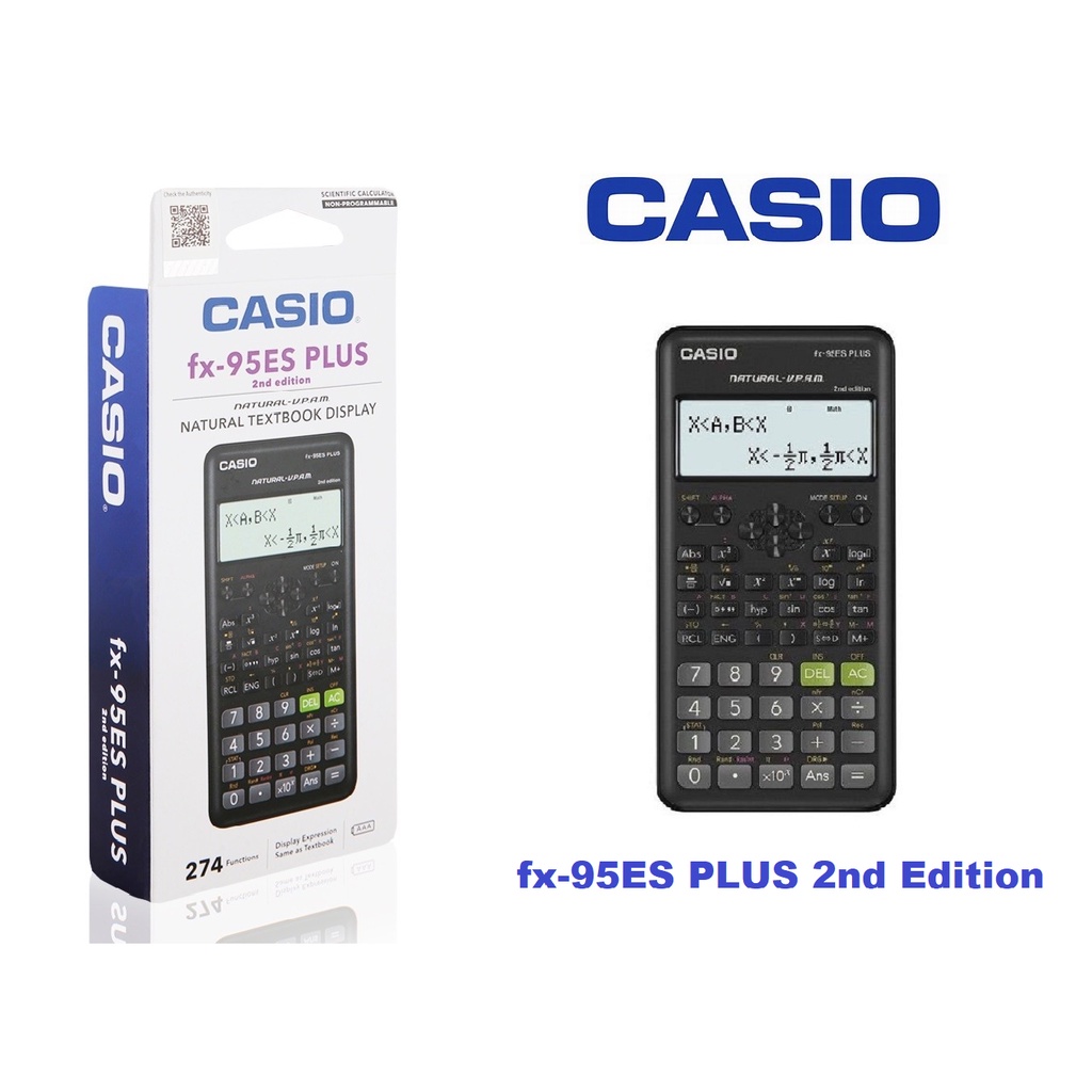 Casio Scientific Calculator FX-95ES Plus 2nd Edition | Shopee Singapore