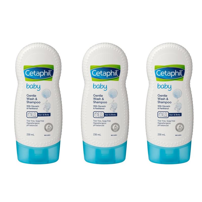 [Bundle of 3] Cetaphil Baby Gentle Wash And Shampoo With Glycerin And ...