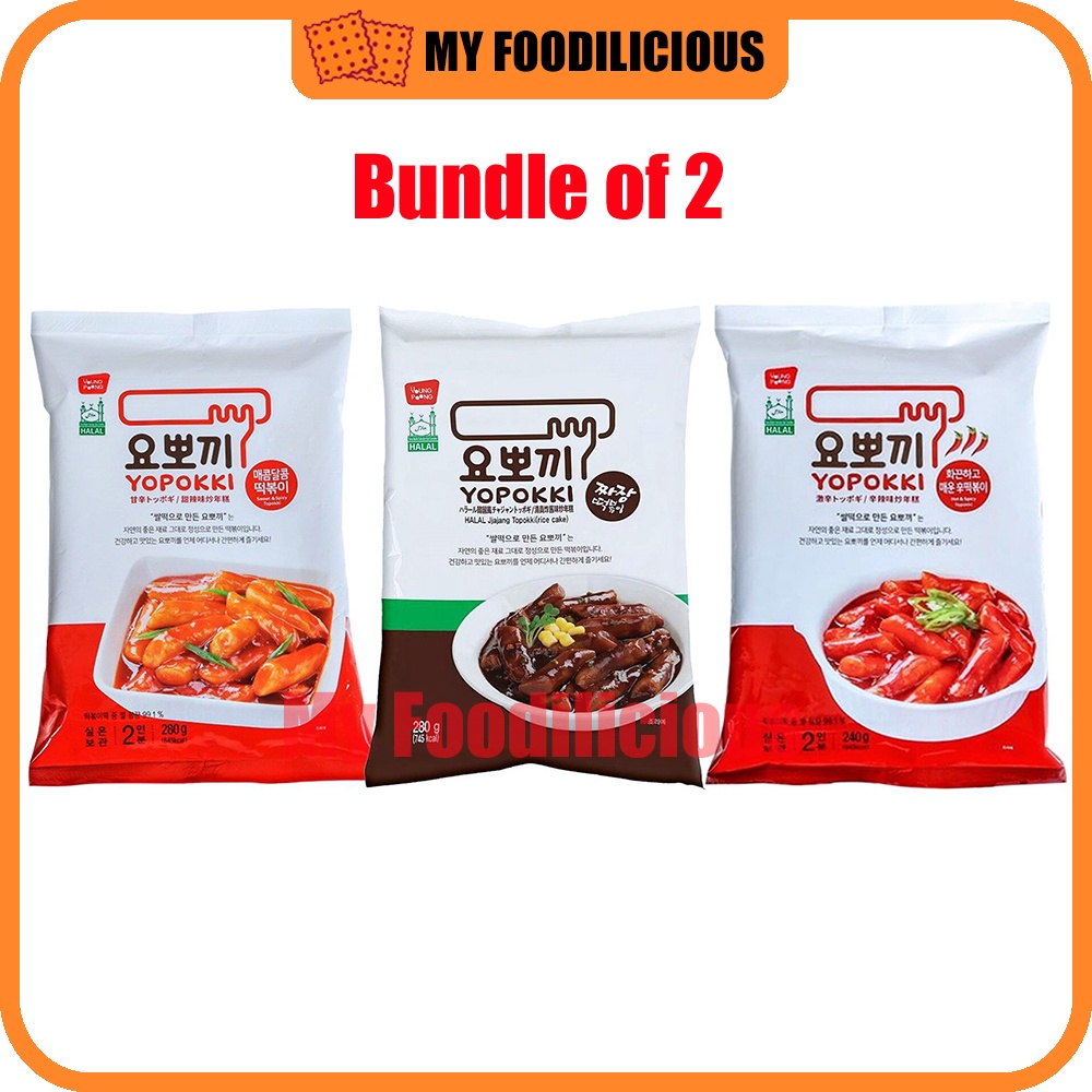 Young Poong Yopokki Pouch 280g HALAL Original/ Spicy/Jjajang | Shopee ...