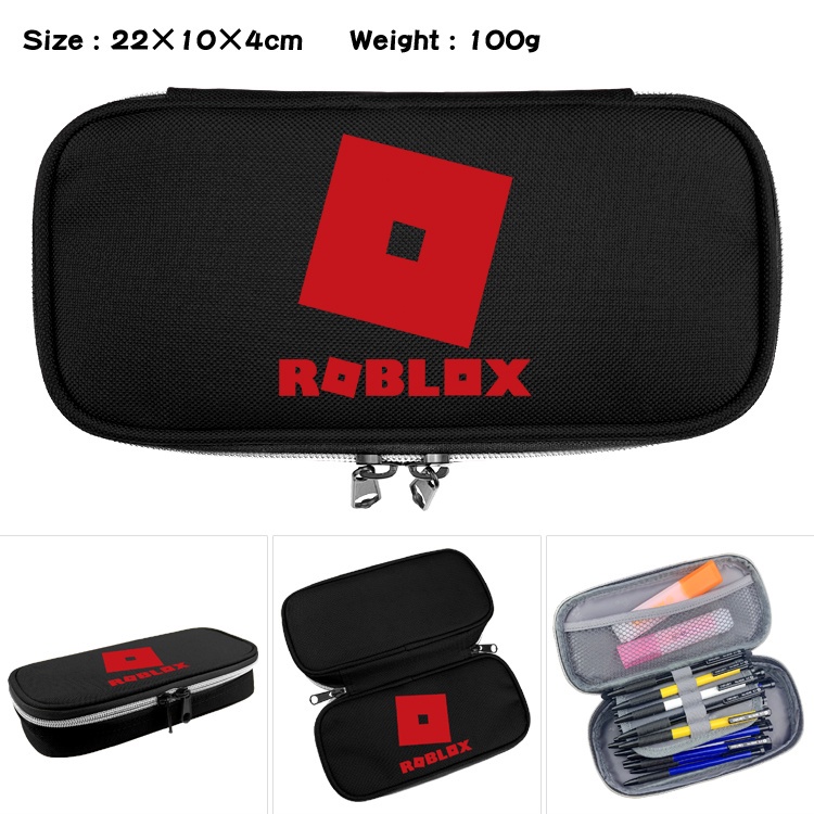 Roblox Sandbox Game Cartoon Single Canvas Boy Girl Pencil Case Student ...