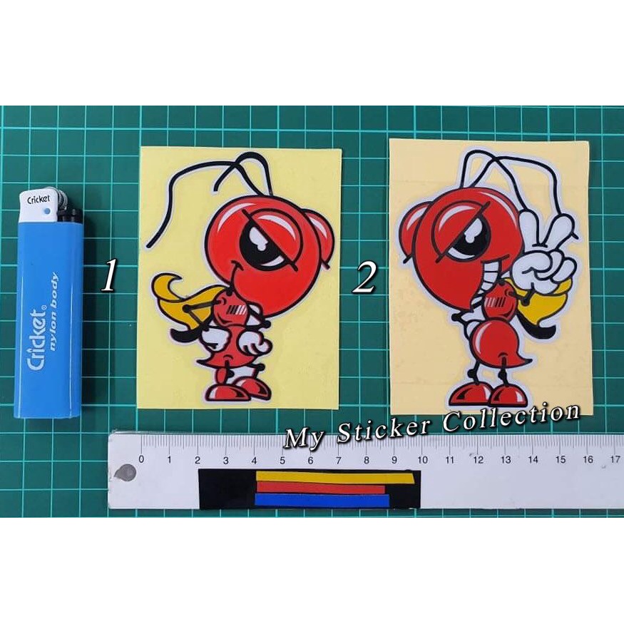 93 Marc Marquez 's Ant Cartoon Designs Sticker Cutting Overlapping ...