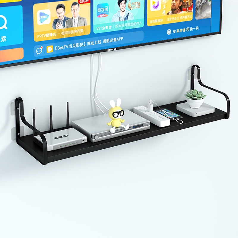 Router Rack Wall Living Room TV Set-Top Box WiFi Bracket/Wall Hanging ...