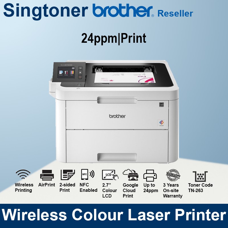 [Local Warranty] Brother HL-L3270CDW Auto 2-sided A4 Colour Laser Printer hll3270cdw hl l3270cdw ...