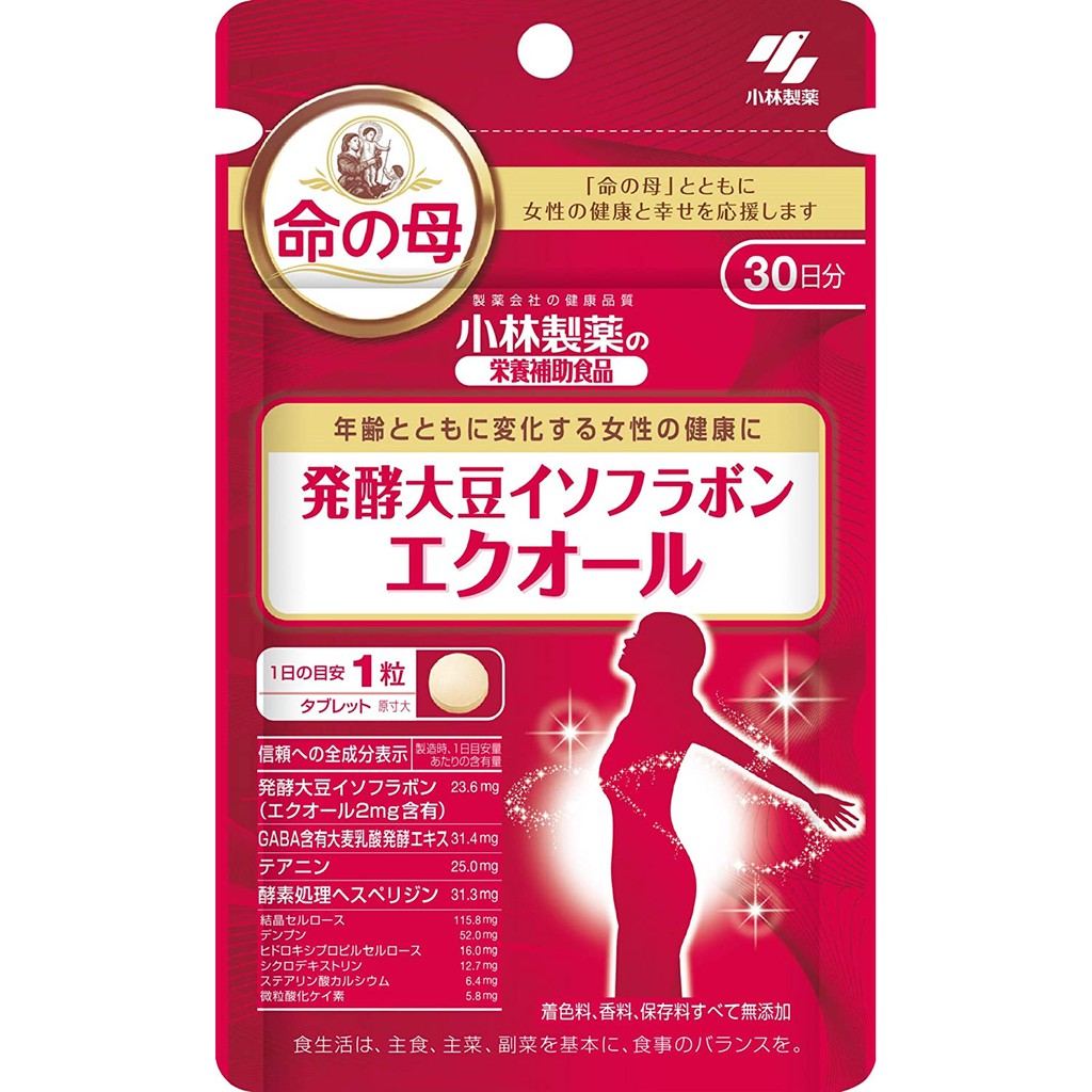 Kobayashi Pharmaceutical's dietary supplement Equol 30 tablets for ...