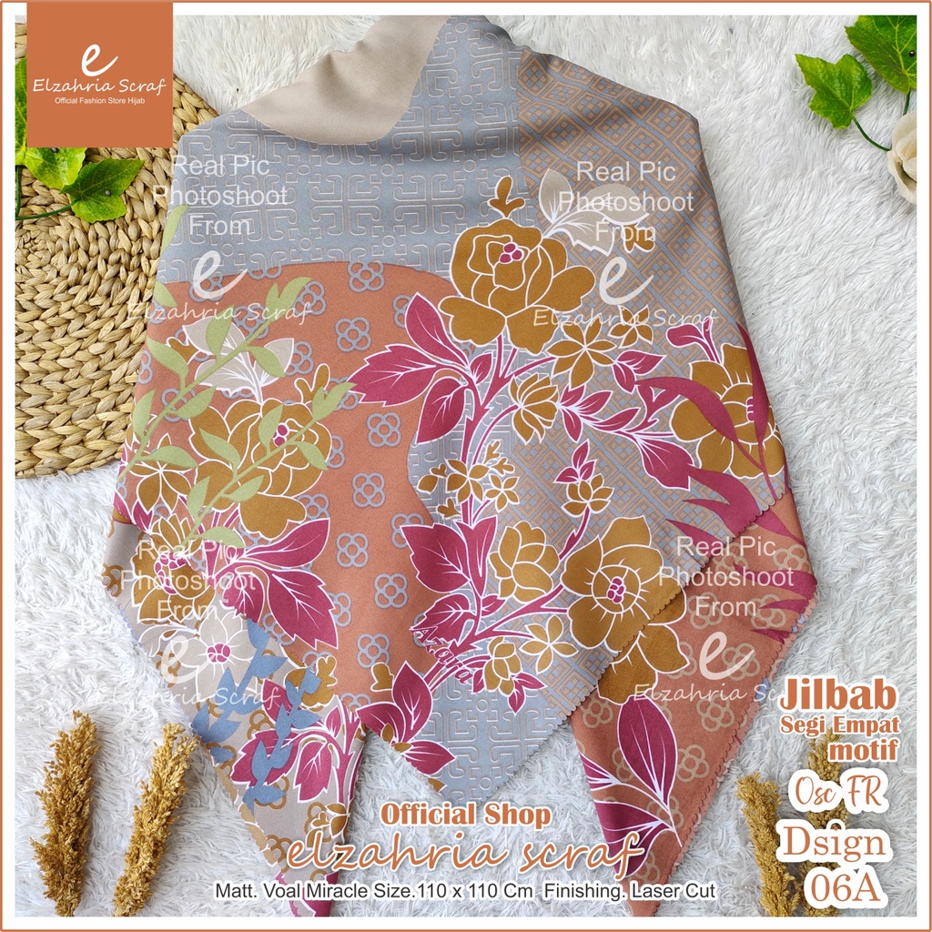 Real PIC Choose The Color Of The Latest MIRACLE AZARA OSCFR6A HIJAB 4 ...