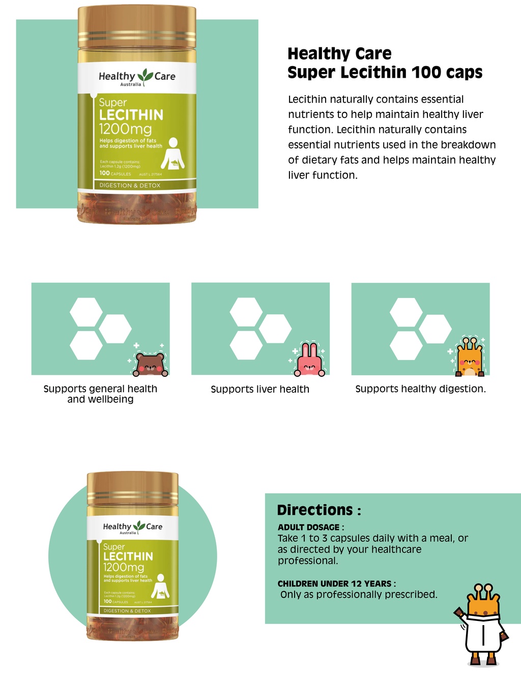 Healthy Care Fish Oil/Propolis 2000mg/ Propolis 3800mg/ CoEnzyme Q10 ...