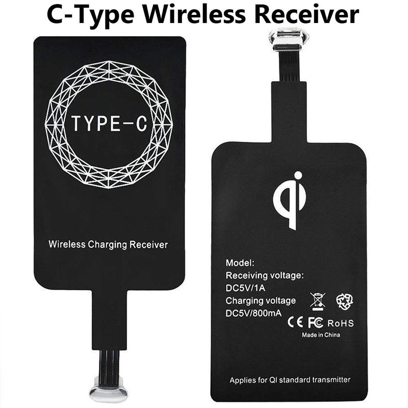 Wireless Qi Receiver USB Type C 3.1 Charging for Android Phone | Shopee ...