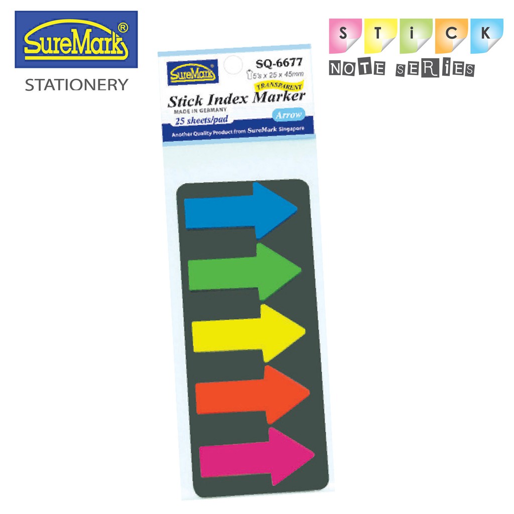 Suremark Stick Index Marker (Arrow) | Shopee Singapore