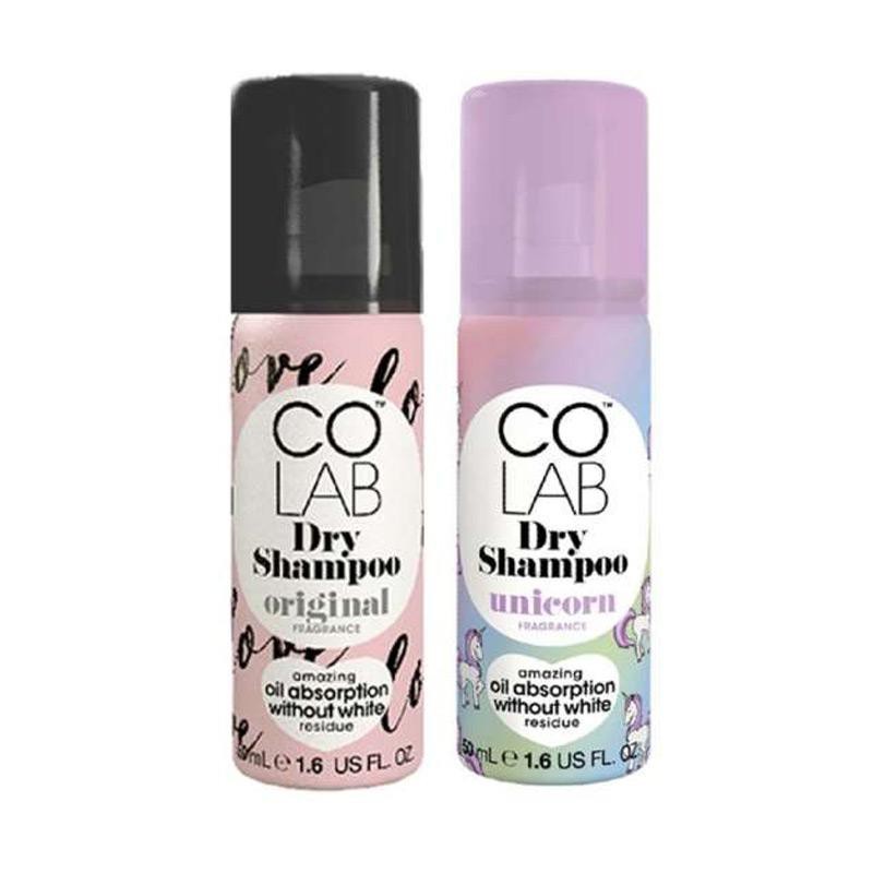 COLAB Dry Shampoo Spray 50ml Bundle of 2 - Original/Unicorn (No White ...
