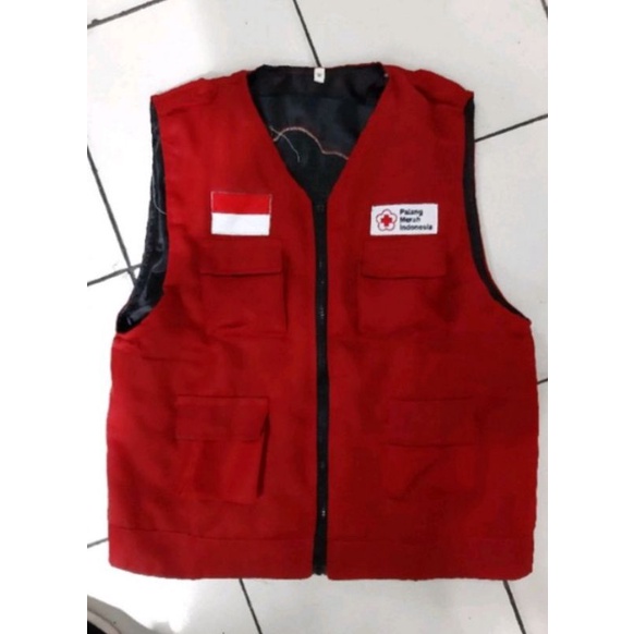 MERAH Pmi Indonesian Red Cross Vest | Shopee Singapore