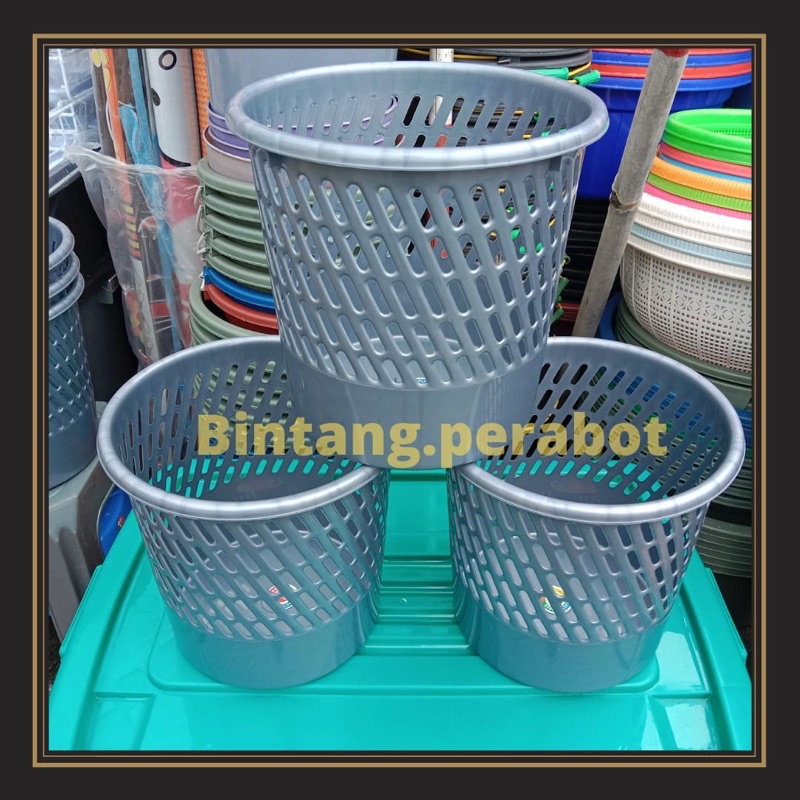 Komet Star-Waste Basket/Plastic Waste Basket/Trash Can | Shopee Singapore