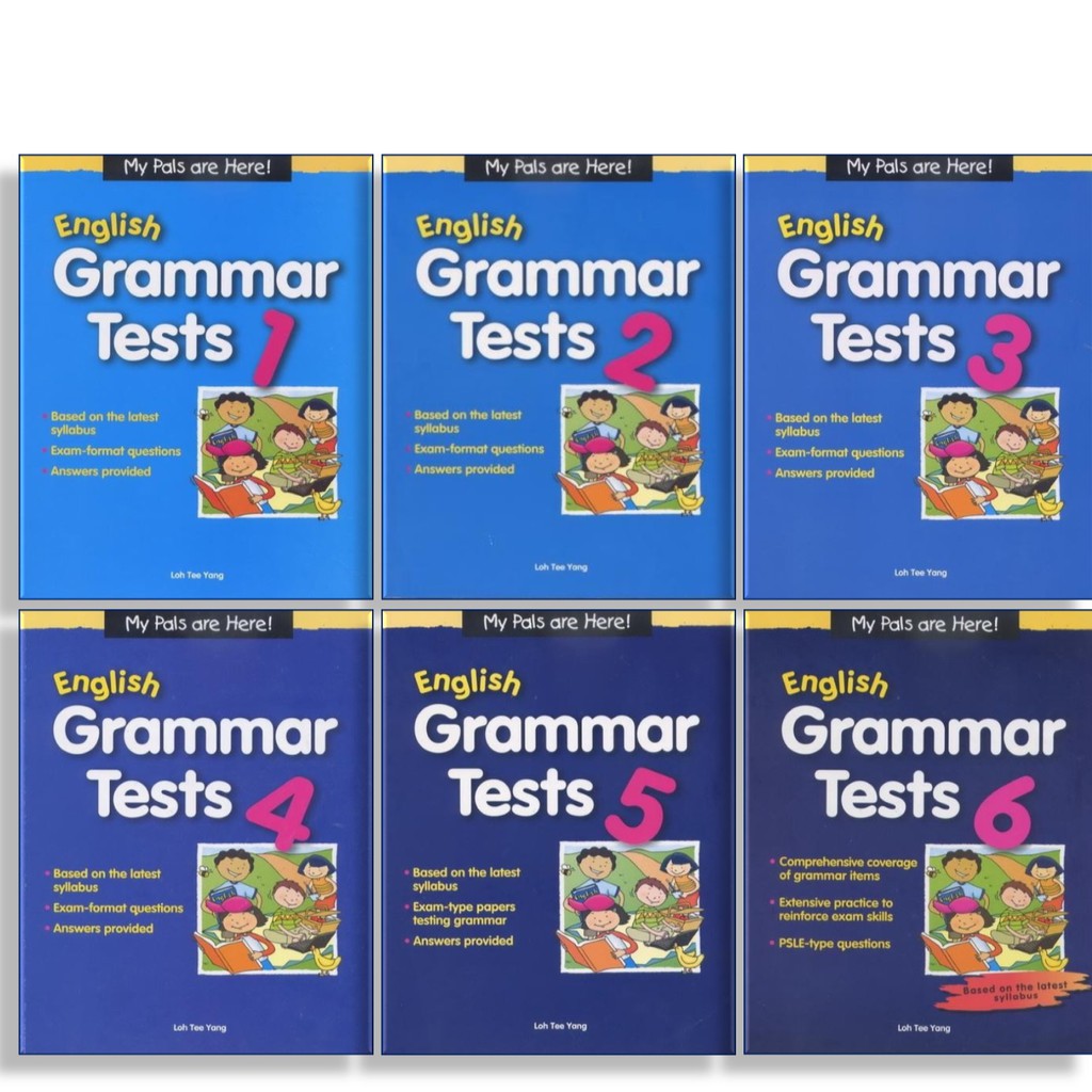 MPH Eng My Pals Are Here English Grammar Tests Primary1-6 Exam ...
