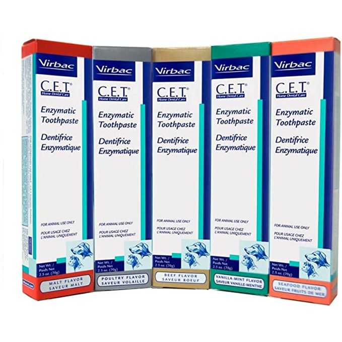 Virbac C.E.T Enzymatic Toothpaste 70g (4 Flavours) | Shopee Singapore