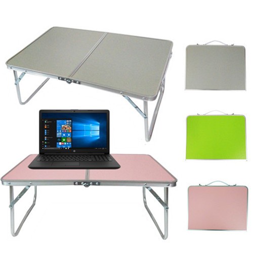 Aluminium Foldable Laptop Desk Portable Folding Computer Table | Shopee ...