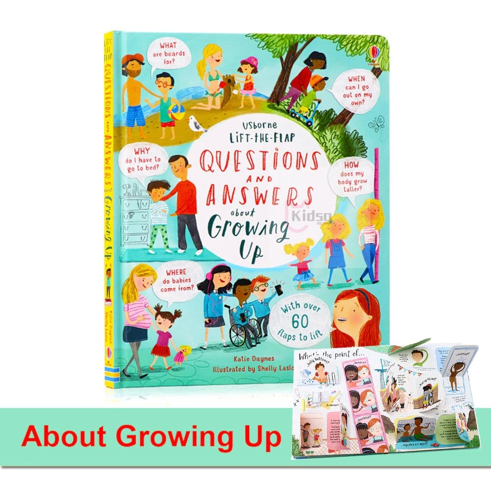 Usborne Children's Books About Growing Up 3D Pop-up Flip Manga Comic ...