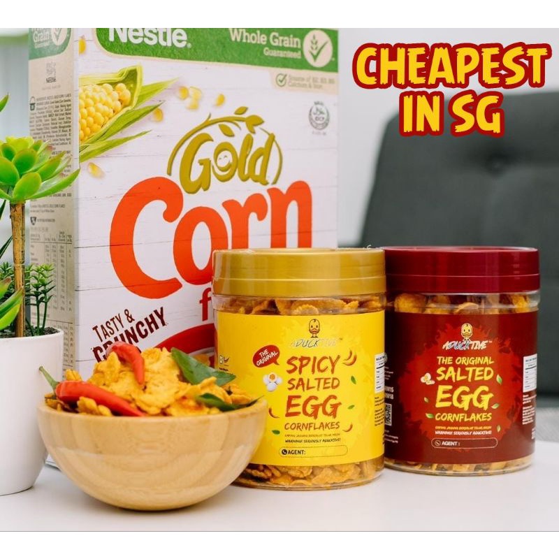 [ORIGINAL] Aducktive PRODUCTS Salted Egg Cornflakes Adducktive Aductive ...
