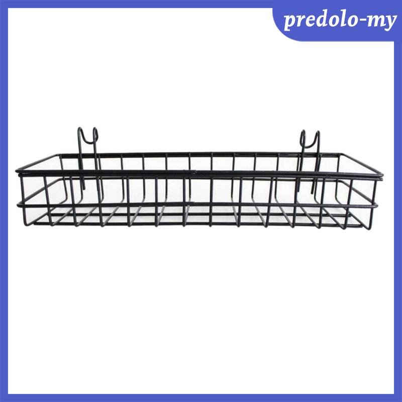 [In Stock] Mesh Wall Metal Wire Basket, Panel Hanging Tray Organizer ...