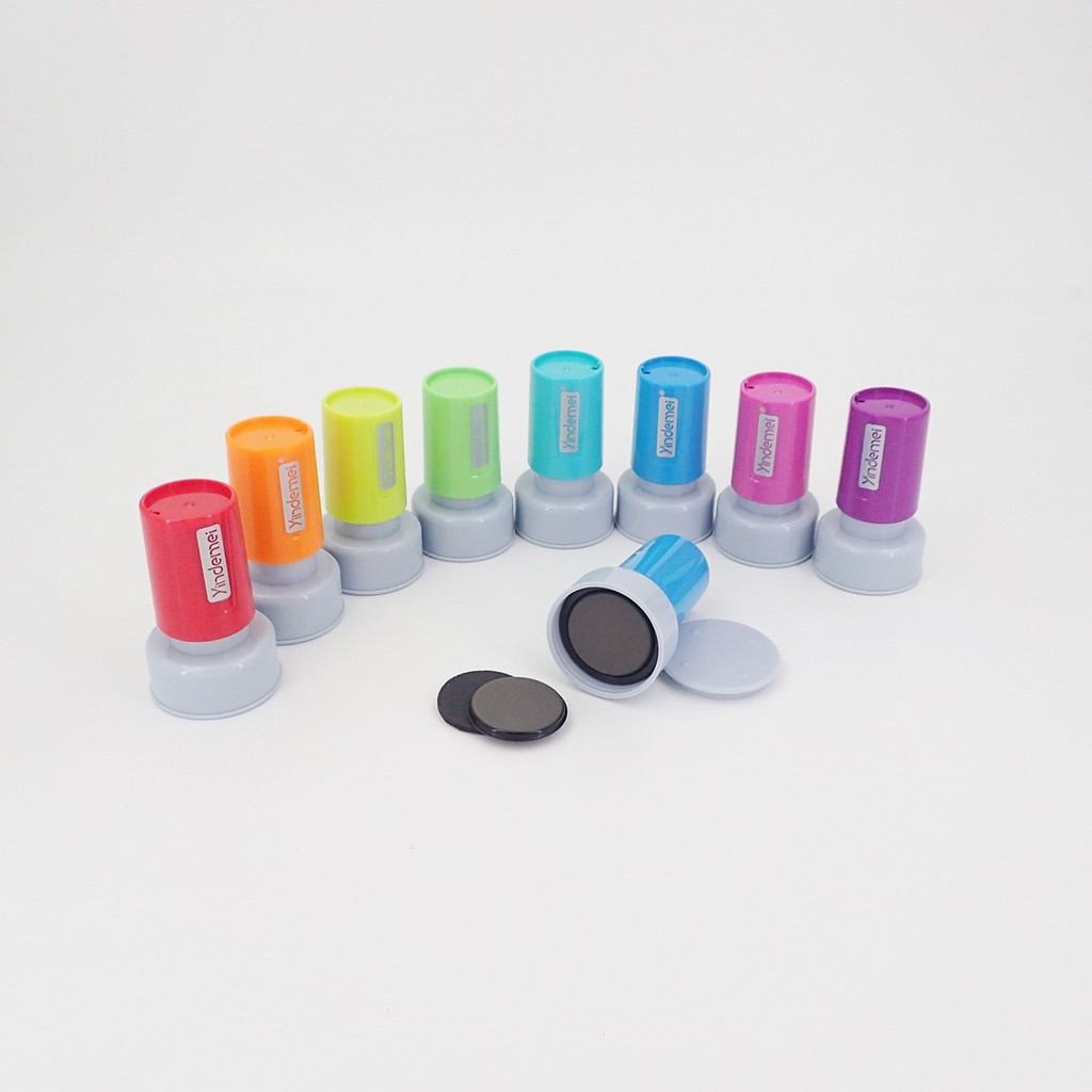 ENS-040 18mm Diameter Personalized Pre-inked Stamp contact us via ...