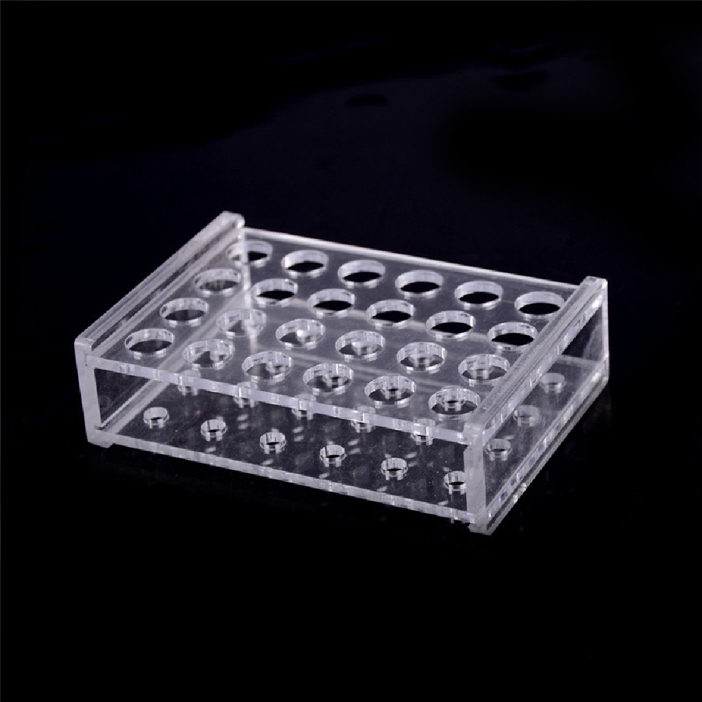 Tinchitde 24 Holes Test Tube Rack Testing Tubes Holder Storage Plastic ...