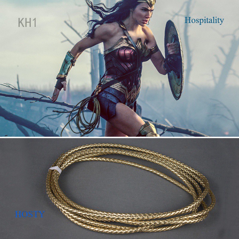 HOSTY 3M Wonder Woman Diana Cosplay Lasso Rope Whip Costume Prop ...