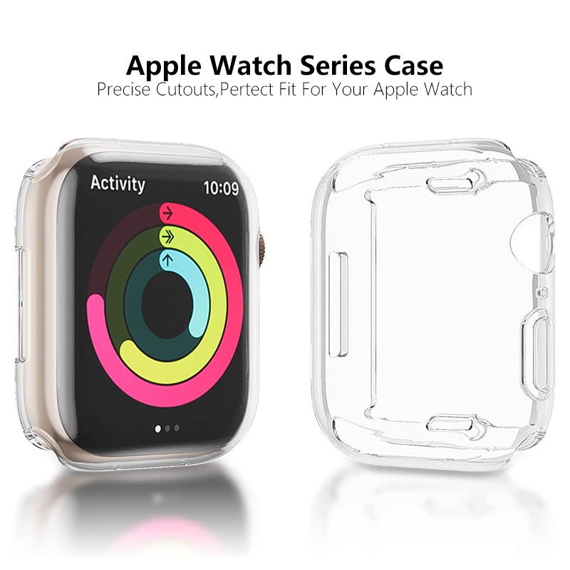 Full Soft Slim Protector Case for Watch 45MM 41MM 44MM 40MM 42MM 38MM ...