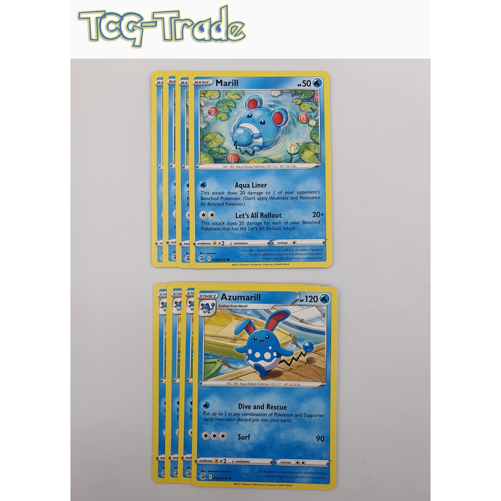 [Pokemon Player's Section] Play Set - Azumarill Line Playset - Pokemon ...
