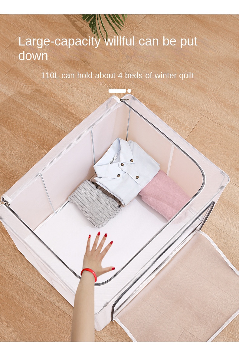 🚚SG Seller🚚Transparent Dust-proof Thickened Foldable Storage Box ...