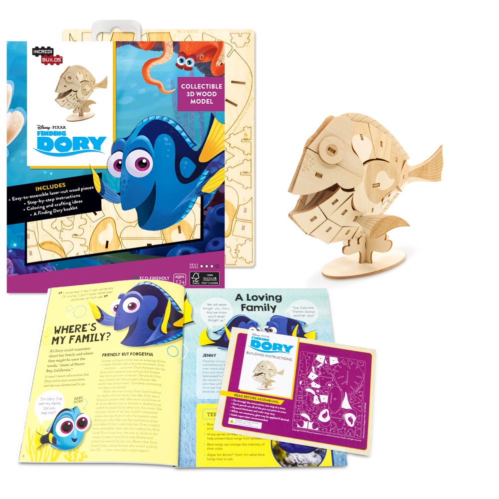 IncrediBuilds Disney Finding Dory 3D Wooden Puzzle | Shopee Singapore