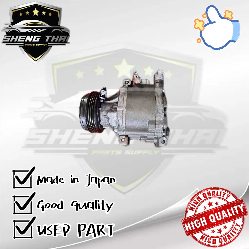 ST3 TOYOTA 3SZ K3 AIRCOND COMPRESSOR PERODUA MYVI AVANZA 1.3/1.5CC(NO ...