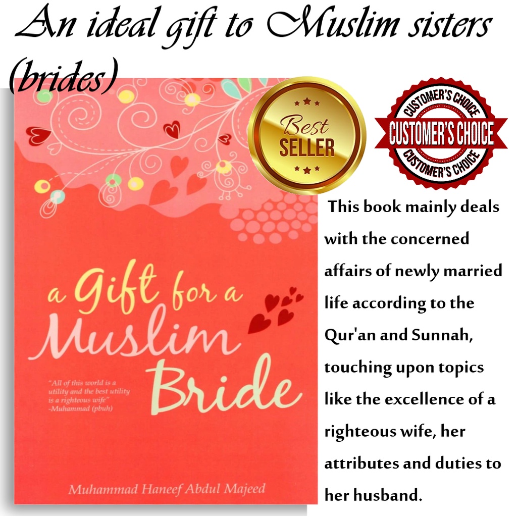 A Gift for a Muslim Bride (Soft Cover) - Perfect Wedding Gift Book ...