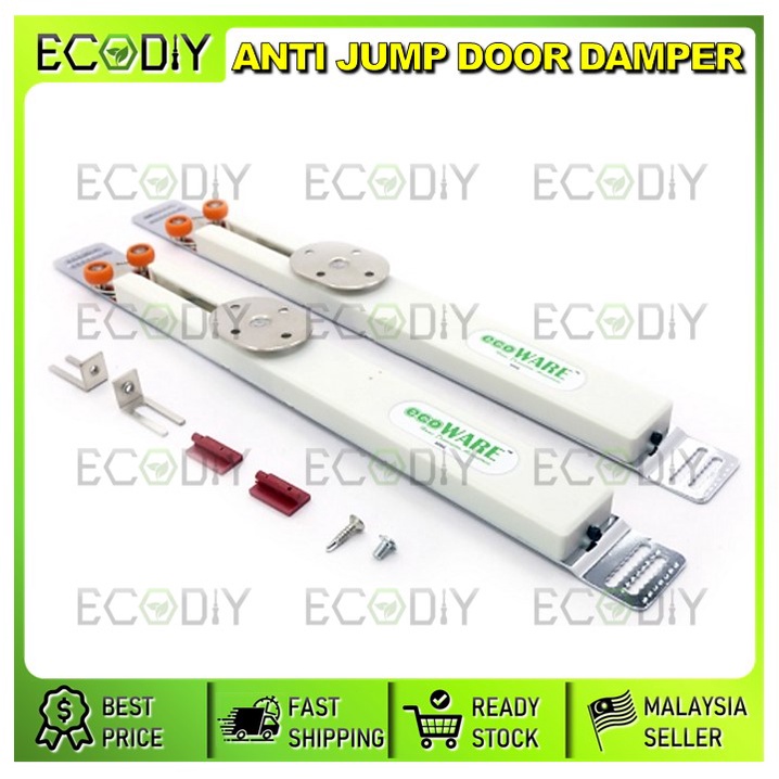 ECODIY SLIDING DOOR Soft Closing System Anti Jump Door Damper | Shopee ...