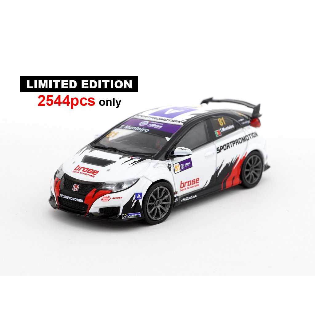 Tarmac Works Honda Civic FK2R-Macau Guia 2.0T 2016 Winner Livery ...