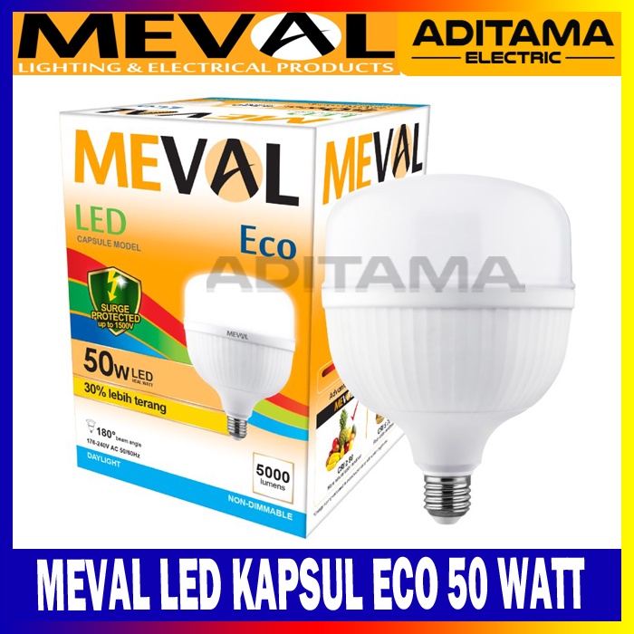 Meval LED CAPSULE ECO 50W WHITE/ MEVAL CAPSULE ECO LED LAMP 50 WATT ...