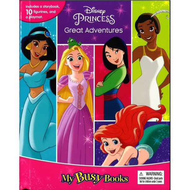 My Busy Book : Disney Princess/ Beginnings/Great Adventures | Shopee ...