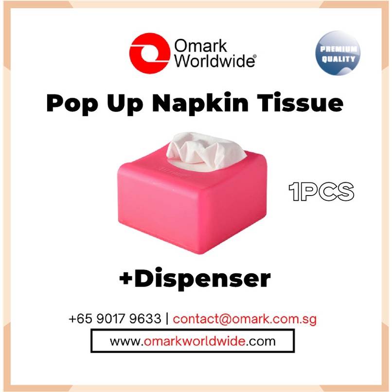 [SG Ready Stock]☆[1PCS]Pop Up Napkin Tissue + Dispenser Include tissue ...