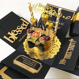 Happy Anniversary Explosion box card | Shopee Singapore