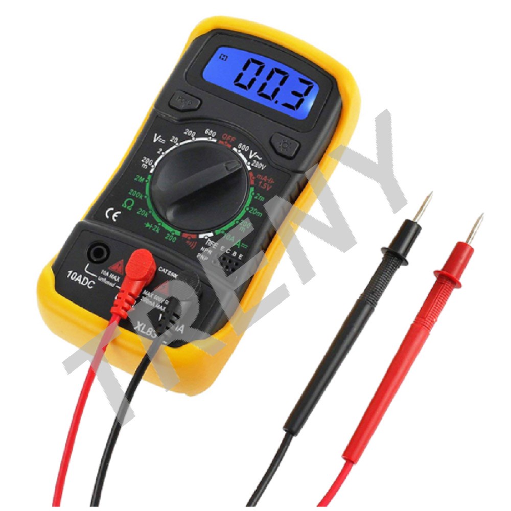 TRENY Alat Test Arus voltan Elektrik/ Digital Multimeter LCD Volt Meter ...