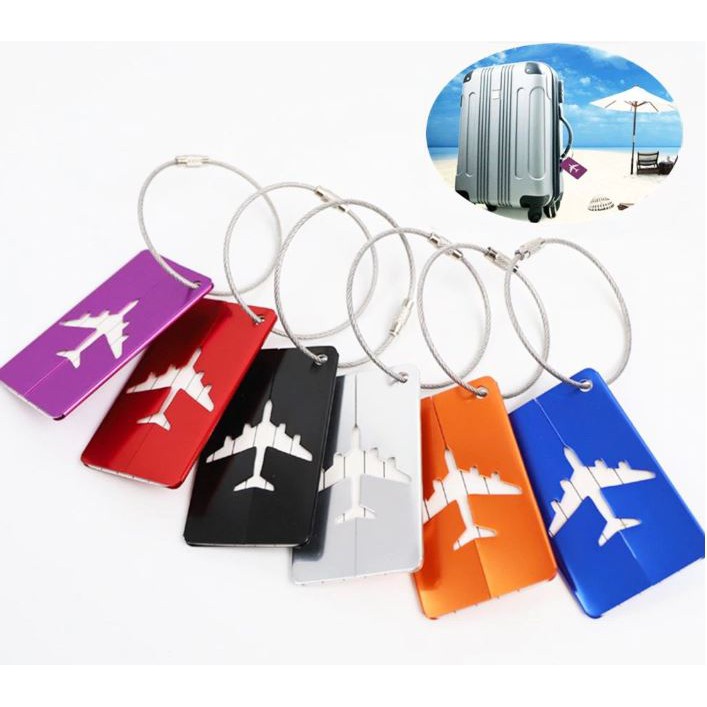 P&D Metal Luggage Tags Baggage Suitcase ID Address Name Holder Backpack ...