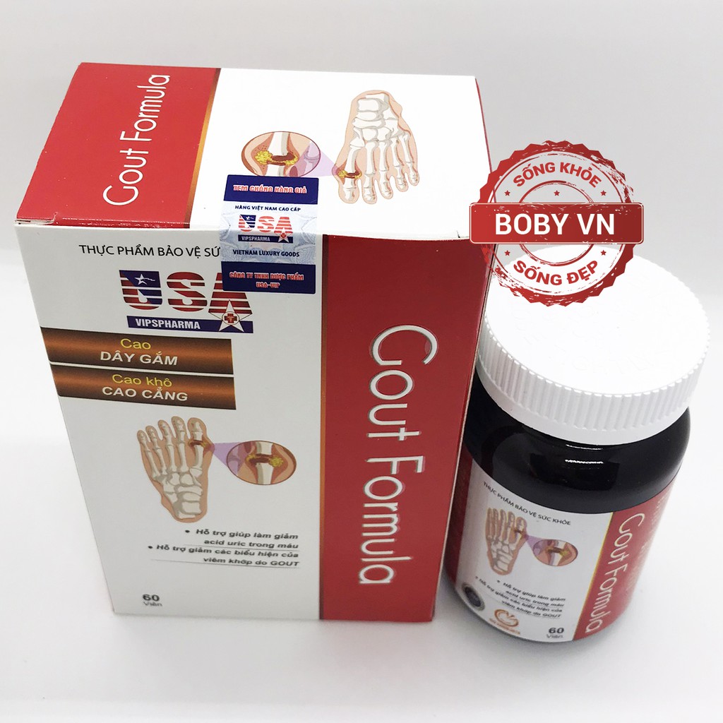 Gout Formula - Support for people with Gout (Bottle of 60 tablets ...