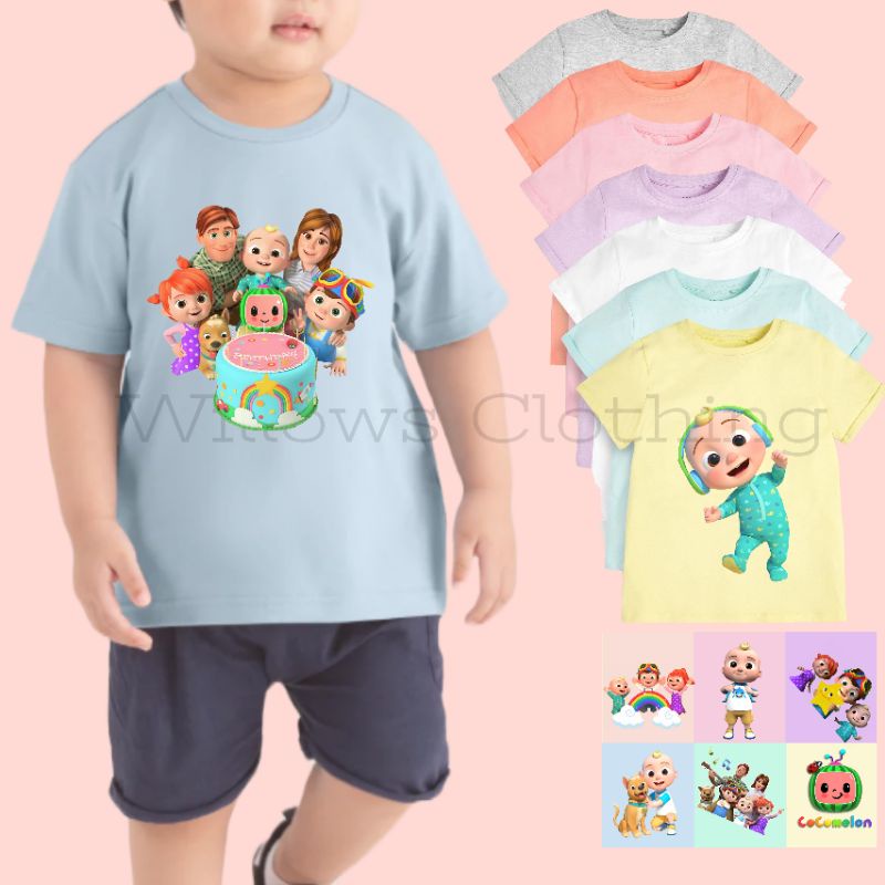 Cocomelon Round Neck T-shirt UNISEX (Kids-Teens) | Shopee Singapore