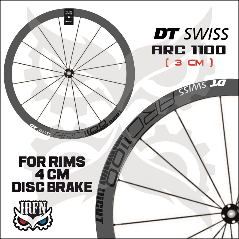 DT SWISS ARC 1100 rim decal sticker for 4 cm rims | Shopee Singapore